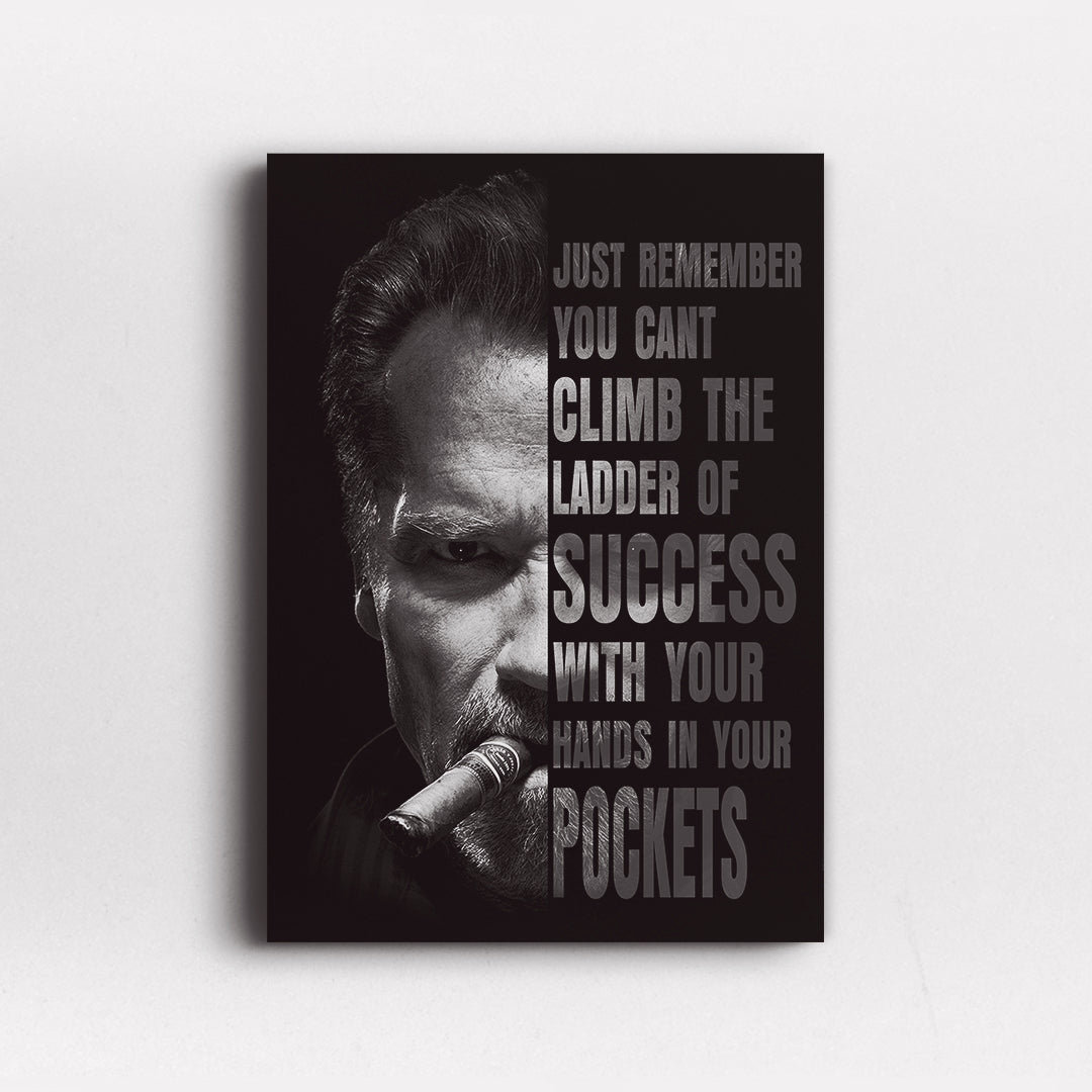 Arnold Schwarzenegger Art | Motivational Poster for Office & Home – Majesty Home Decor
