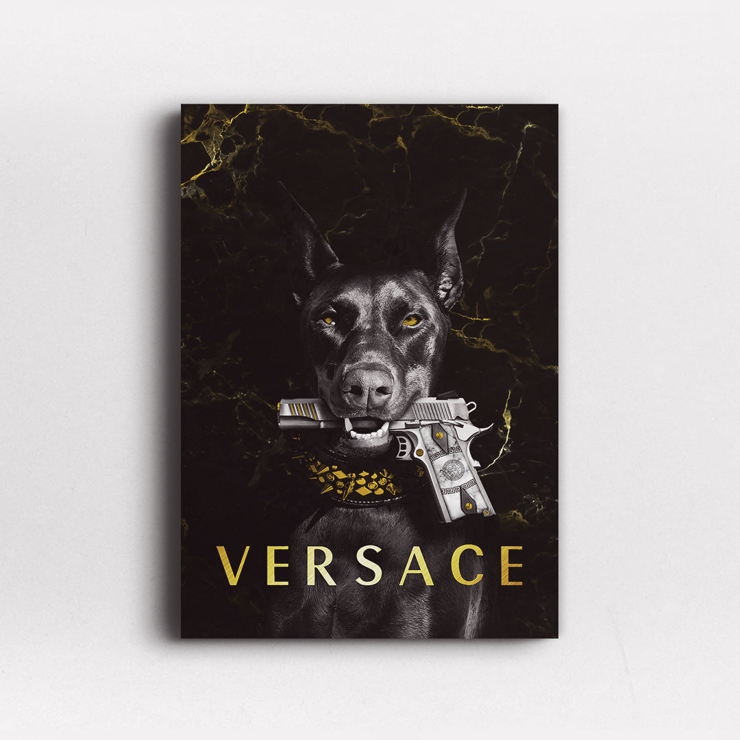 Versace Dog Wall Art | Luxury Fashion Art & Hypebeast Poster – Majesty ...