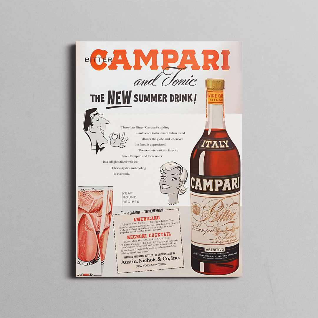Campari Vintage Poster Collection – Original Prints, Aperol Spritz Art