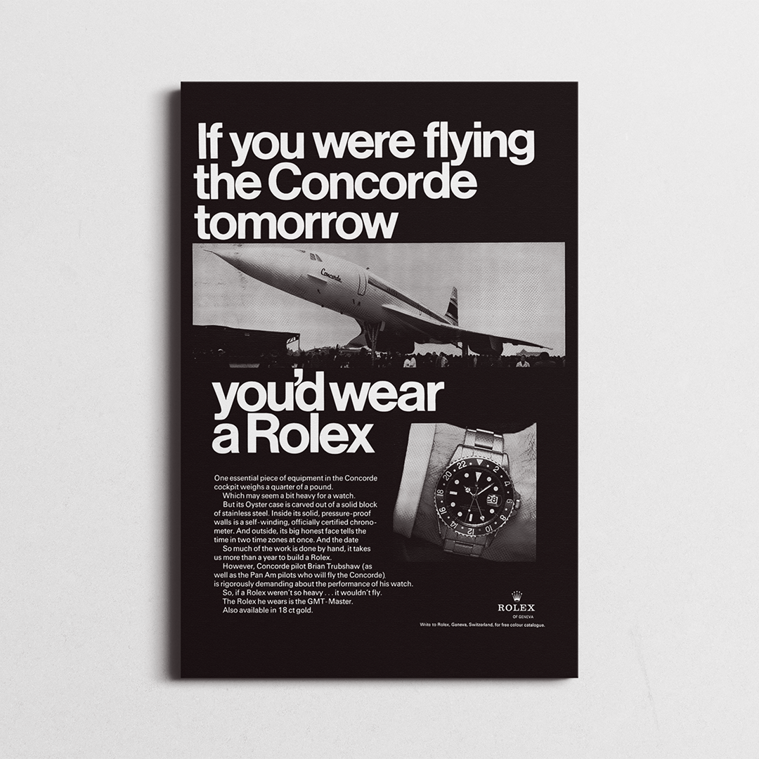 Enrich your home decor: discover our unique Rolex Vintage Posters!