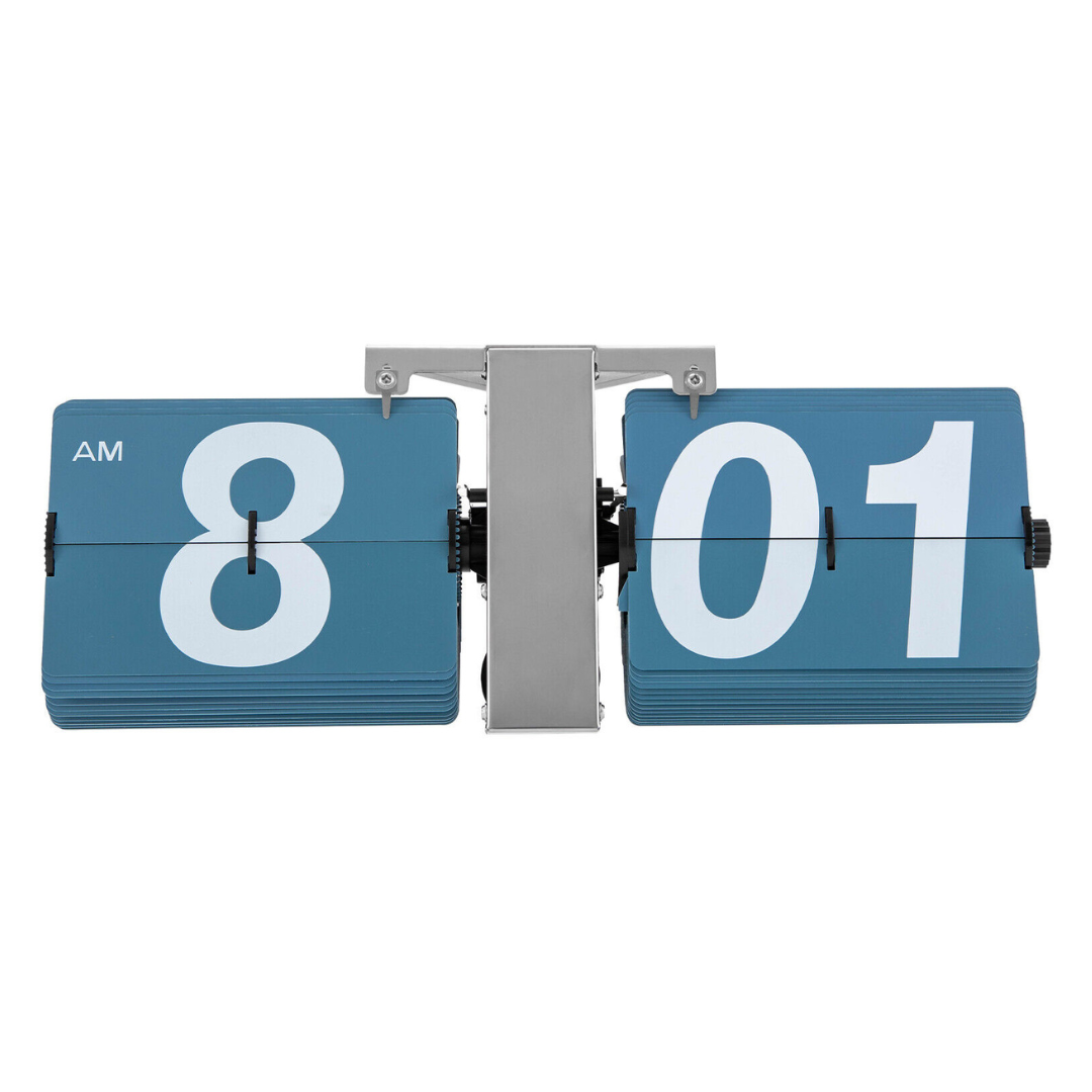 Retro Flip Clock - Vintage Black Flip Desk Clock – Majesty Home Decor