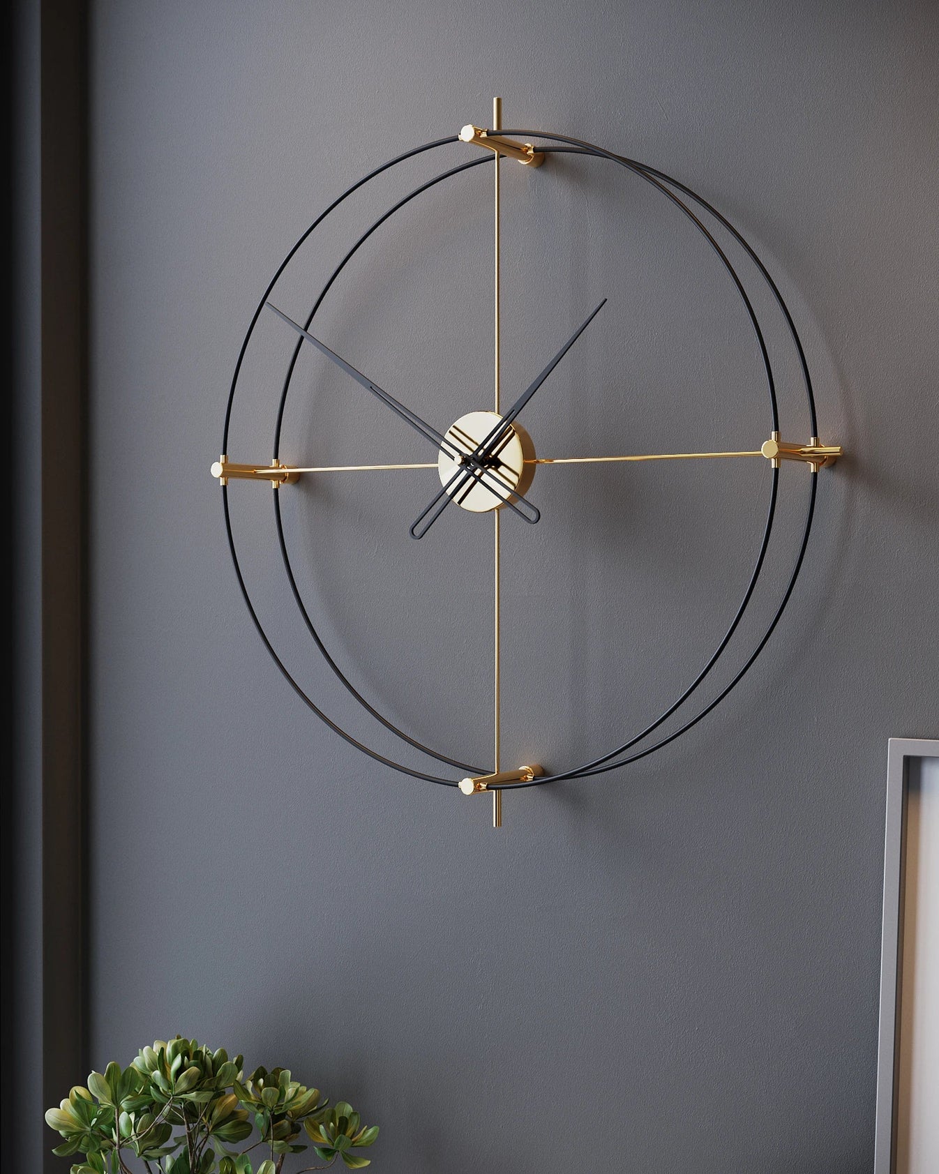Sensation Decorative Clock – Modern Oversized Wall Clock – Majesty Home ...